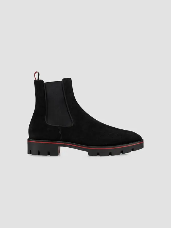 CHRISTIAN LOUBOUTIN Alpinosol Leather Ankle Booties