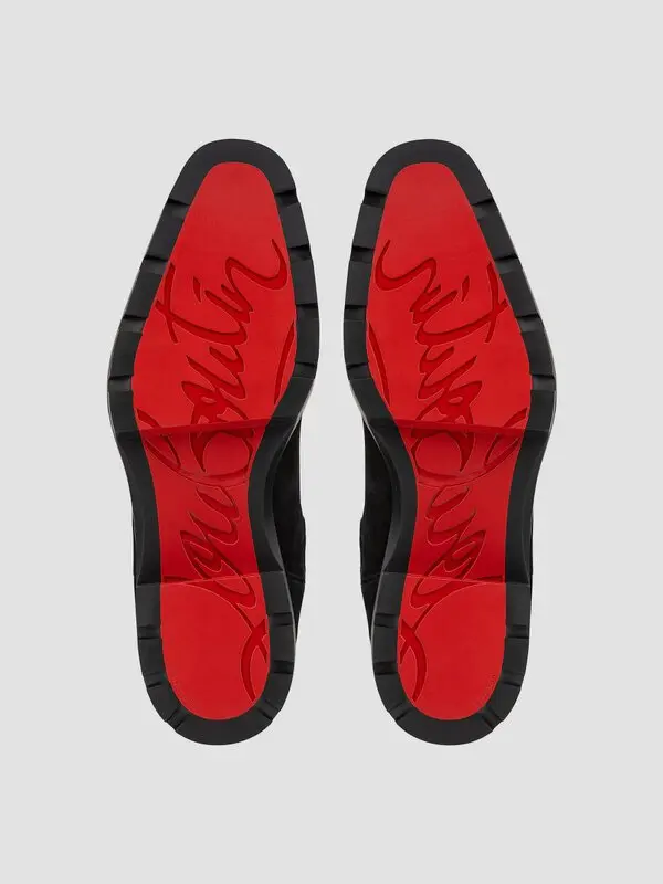 CHRISTIAN LOUBOUTIN Alpinosol Leather Ankle Booties
