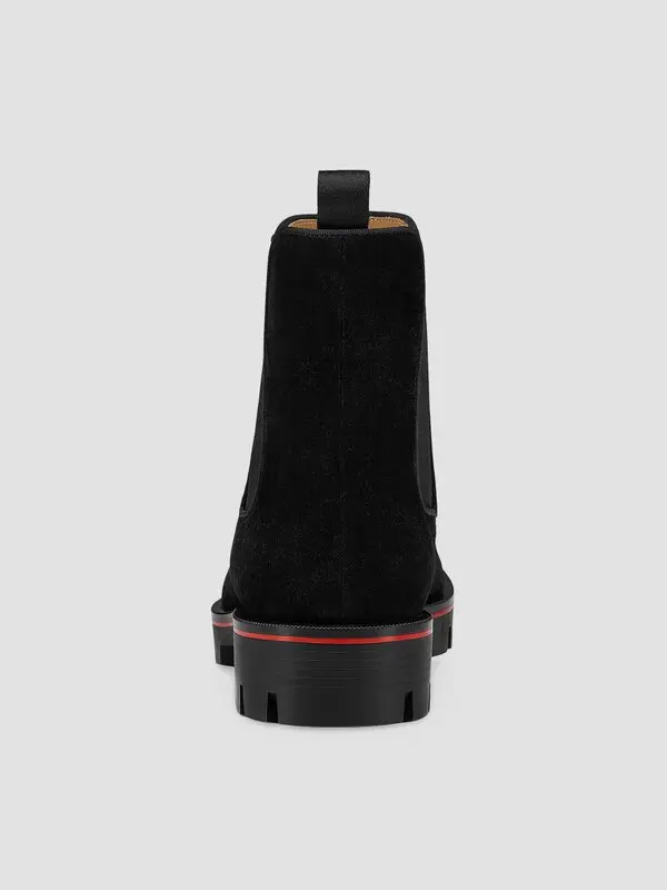 CHRISTIAN LOUBOUTIN Alpinosol Leather Ankle Booties