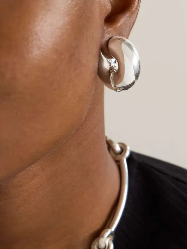 UNCOMMON MATTERS Stratus Hoop Earrings - Silver