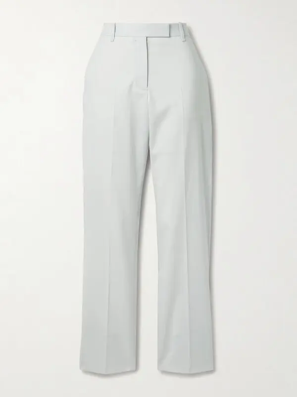 Proenza Schouler Teddy Cotton-twill Pants - Gray