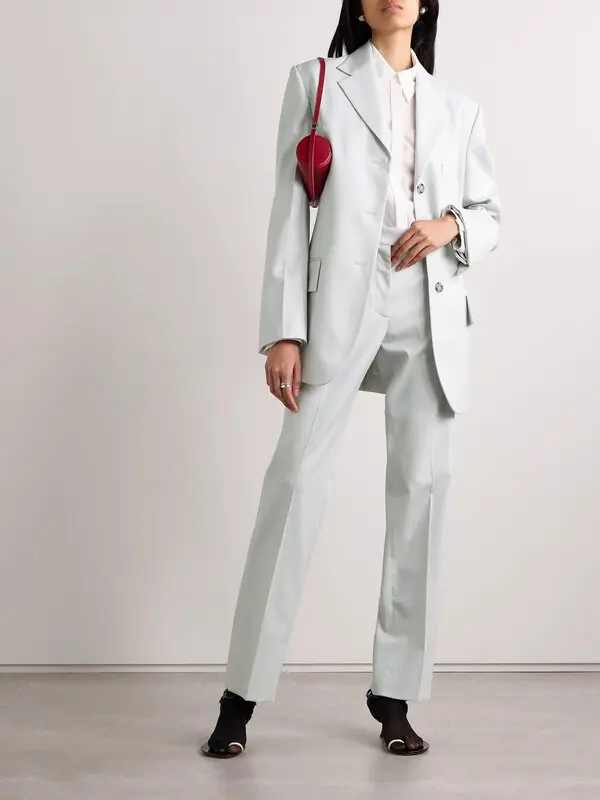Proenza Schouler Teddy Cotton-twill Pants - Gray