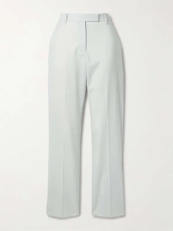 Proenza Schouler Teddy Cotton-twill Pants - Gray