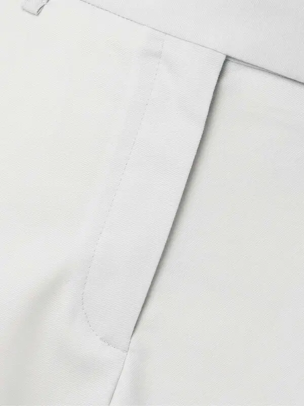 Proenza Schouler Teddy Cotton-twill Pants - Gray