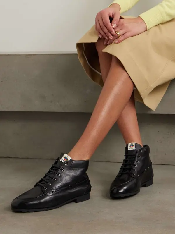 Bally Paphos Leather Ankle Boots