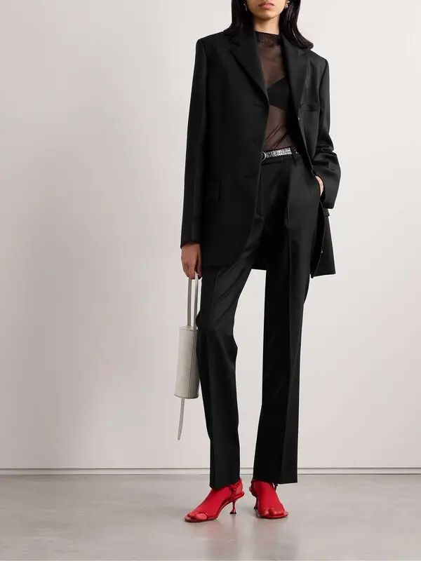 Proenza Schouler Archer Wool-blend Twill Blazer
