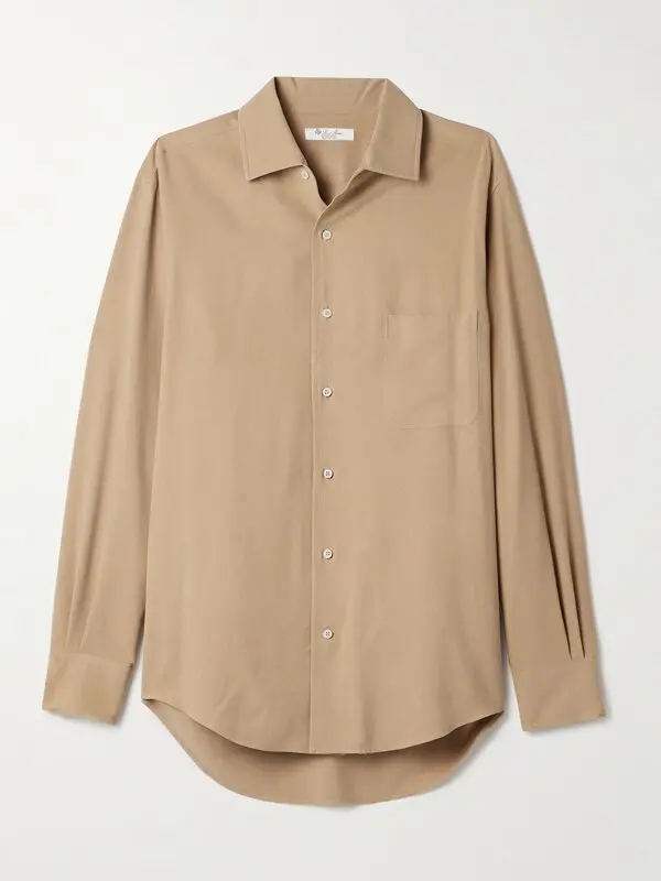 Loro Piana Andre Silk Shirt - Neutrals