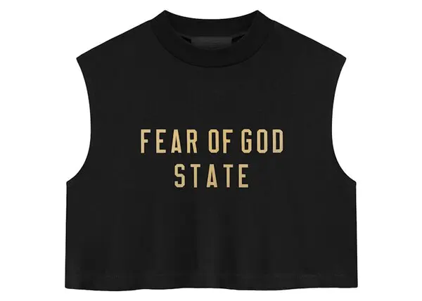 Fear Of God Essentials Triblend Cropped Muscle Tee