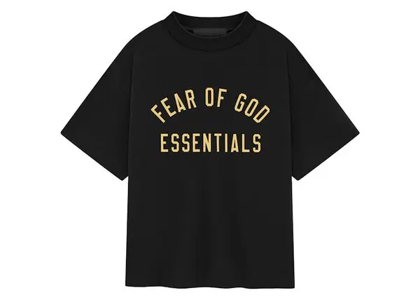 Fear Of God Essentials Triblend Crewneck T-shirt - Black