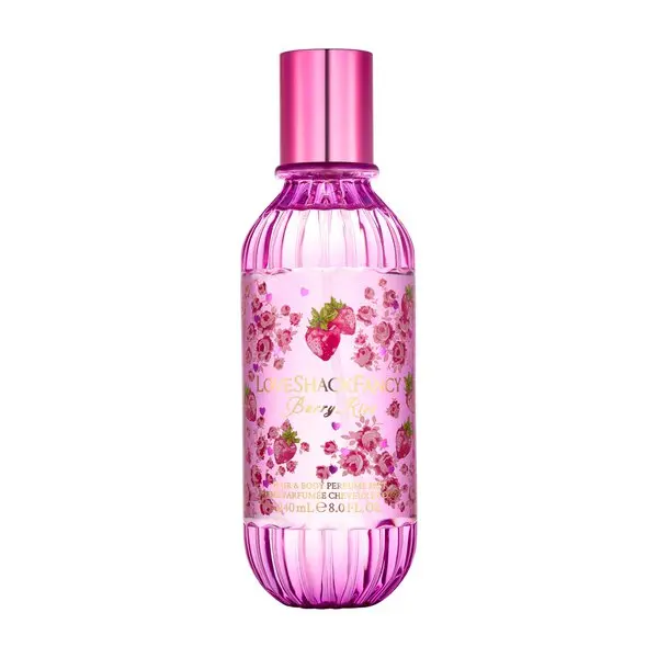 LoveShackFancy Berry Kiss Hair & Body Perfume Mist With Marshmallow Body Spray - One-color