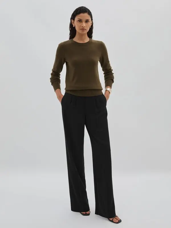 Paige Brigida High-rise Twill Trousers