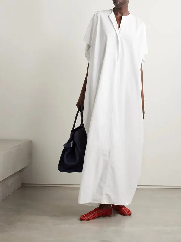THE ROW Saule Cotton Maxi Dress