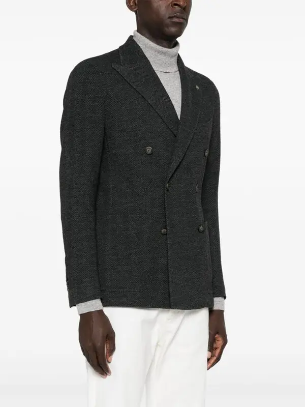 Tagliatore Herringbone Blazer