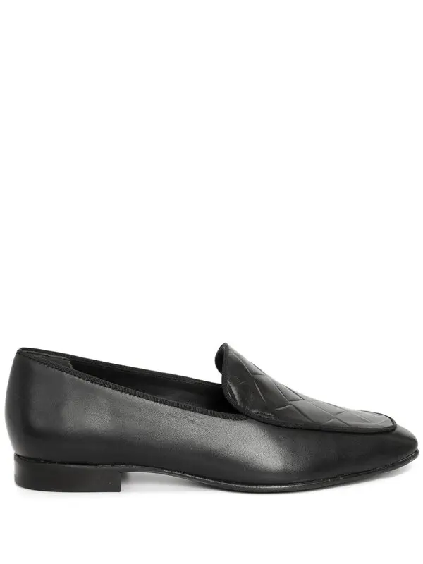 STUDIO CHOFAKIAN Debossed Leather Loafers