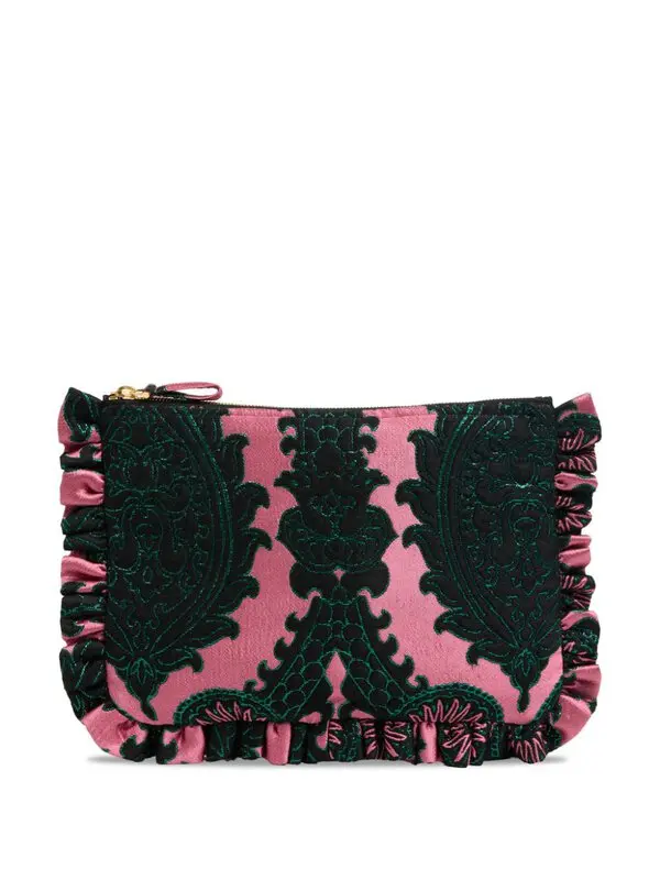 La DoubleJ Jacquard Clutch - Pink