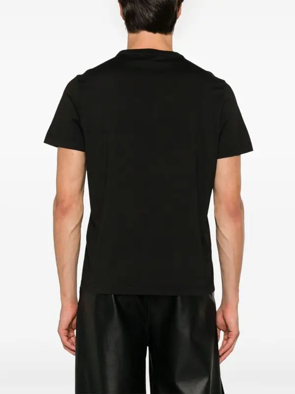 D4.0 Cotton T-shirt - Black