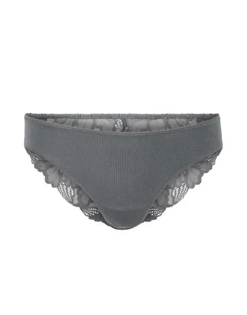 ADORE ME Teagan Bikini Panties - Dark Grey