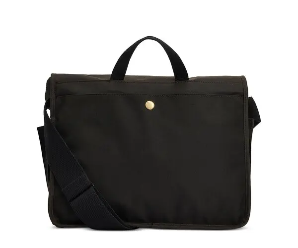 Barbour Field Wax Messenger Bag - Olive