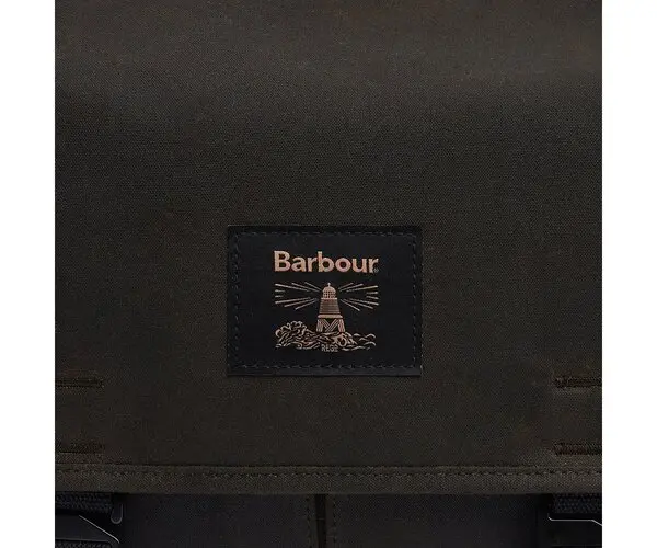 Barbour Field Wax Messenger Bag - Olive