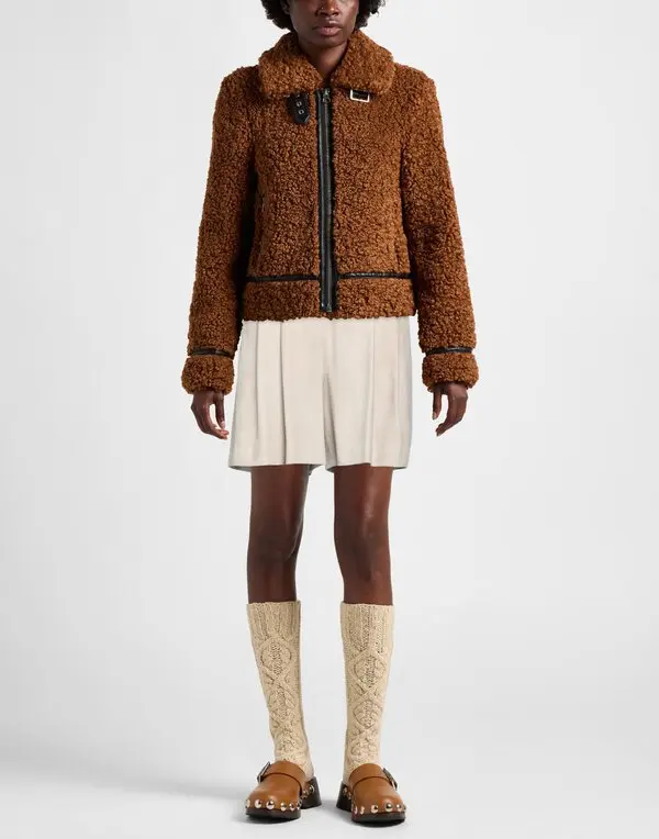 Fabiana Filippi Suede High Waisted Shorts