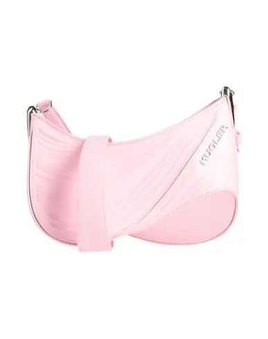 MUGLER Leather Cross-body Bag - Pink
