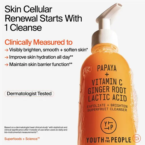 Youth To The People Total Body Exfoliation Cleanser And Scrub