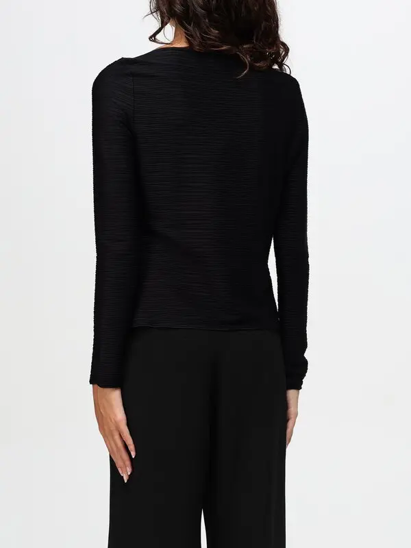 Emporio Armani Textured Top - Black