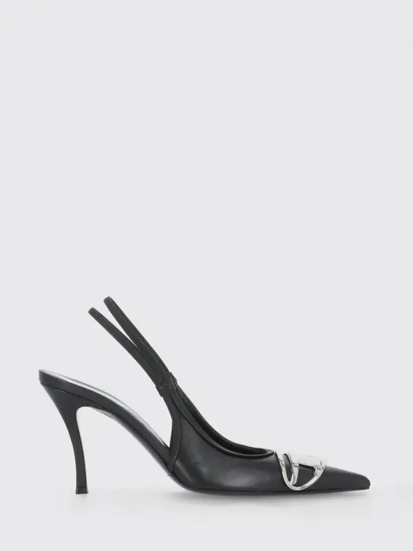 DIESEL® Slingback Pumps With Embellishment - Black