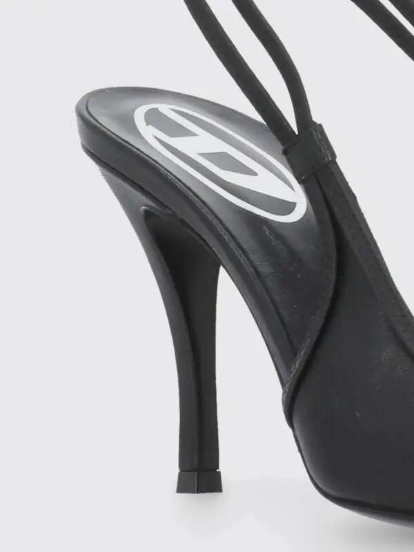 DIESEL® Slingback Pumps With Embellishment - Black