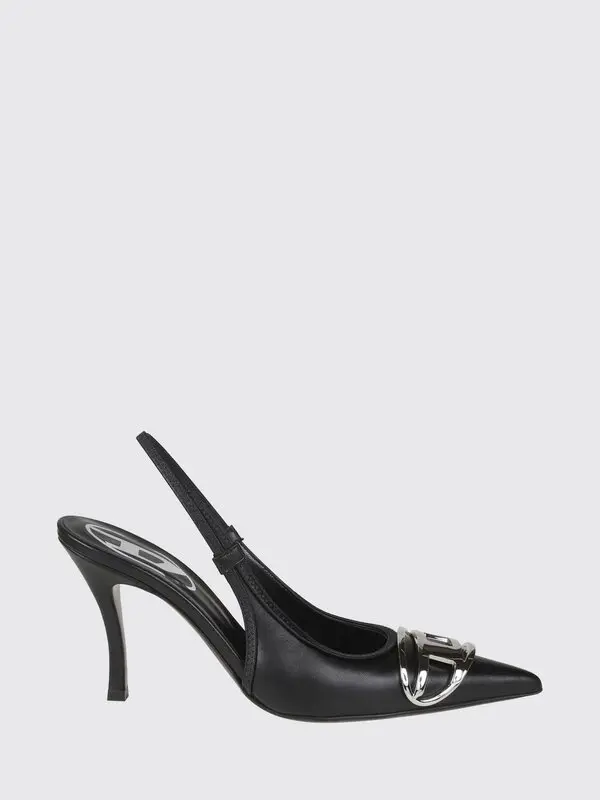 DIESEL® Slingback Pumps With Embellishment - Black
