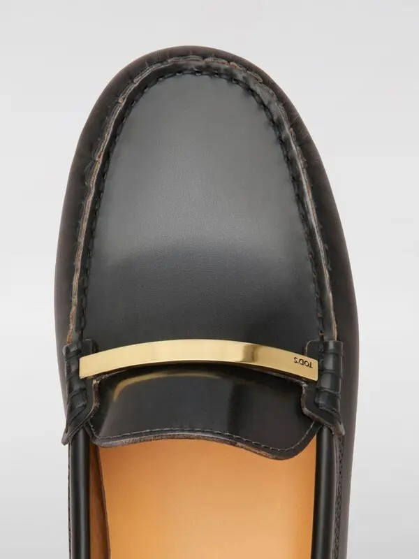 TOD'S Leather Loafers - Black