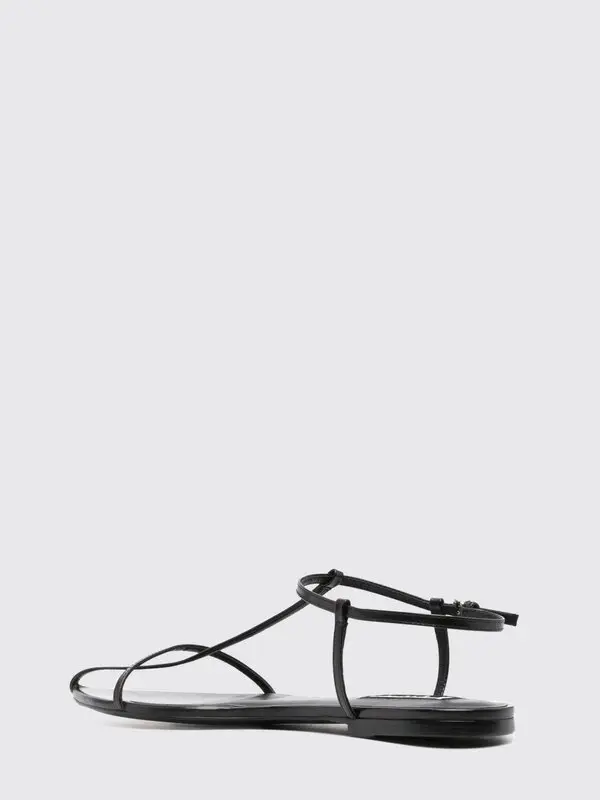 JIL SANDER Heeled Sandal - Black