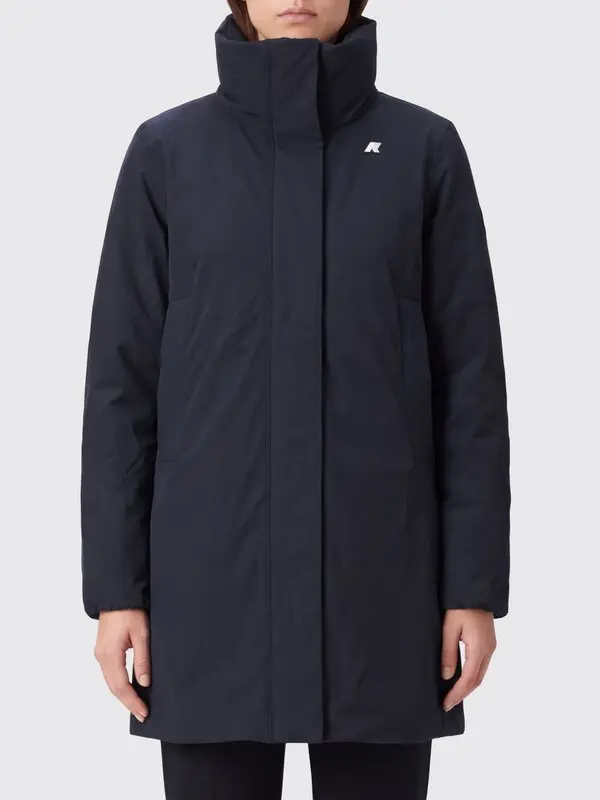 K-WAY Marla Padded Nylon Windbreaker Jacket - Blue