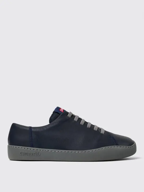 Camper Lace-up Leather Sneakers - Blue