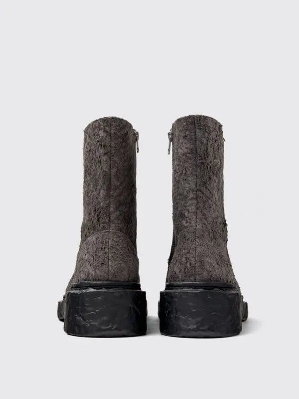 Camper Ankle Boots With Zip Closure