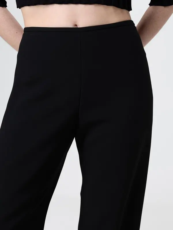 Emporio Armani Wide Leg Trousers - Black