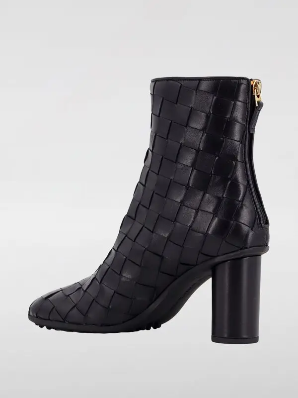 Bottega Veneta Leather Ankle Boots - Black