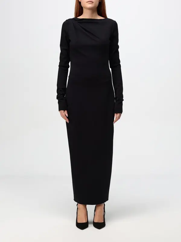 Emporio Armani Long Sleeve Maxi Dress