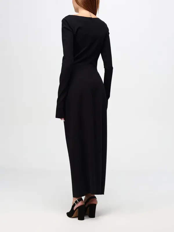 Emporio Armani Long Sleeve Maxi Dress
