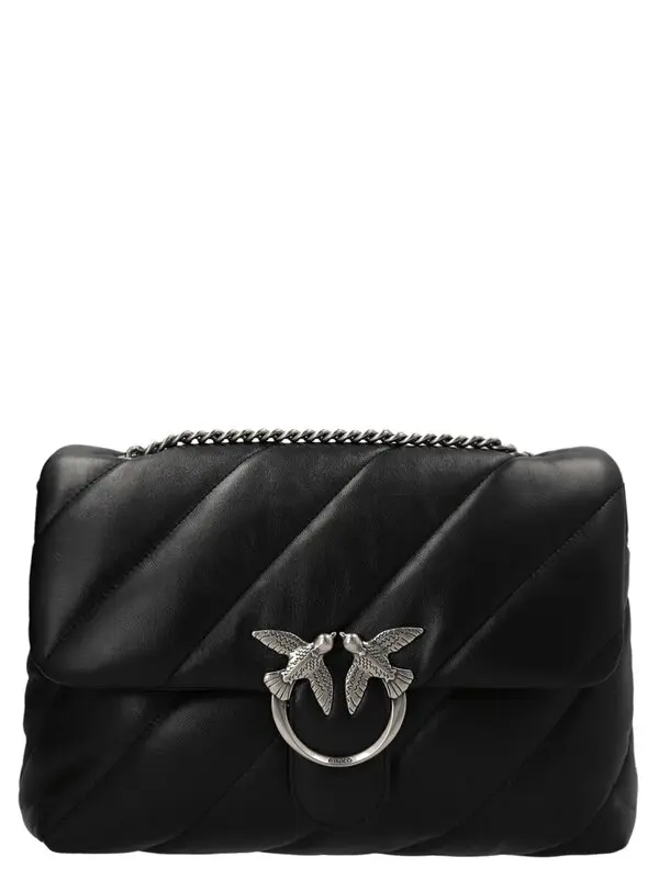 Pinko Love Classic Puff Crossbody Bag - Black