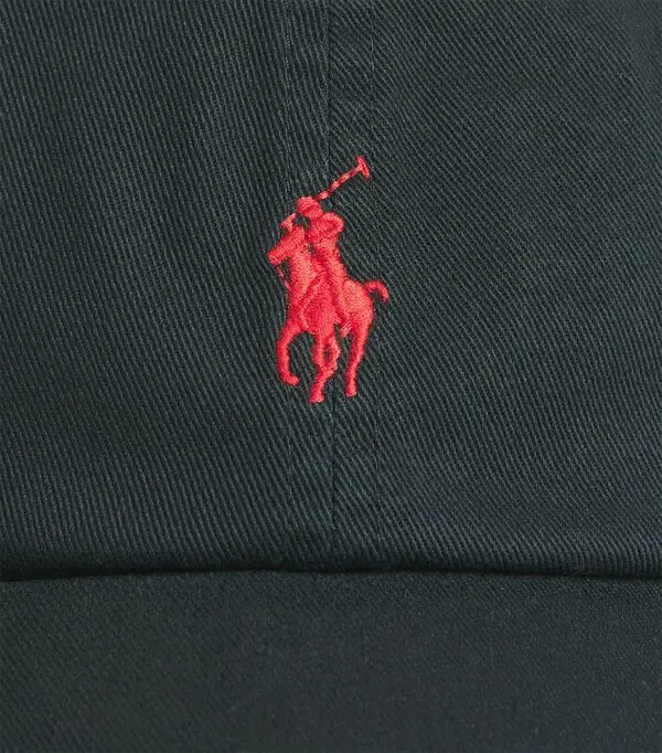 Polo Ralph Lauren Cotton Baseball Cap With Logo - Black