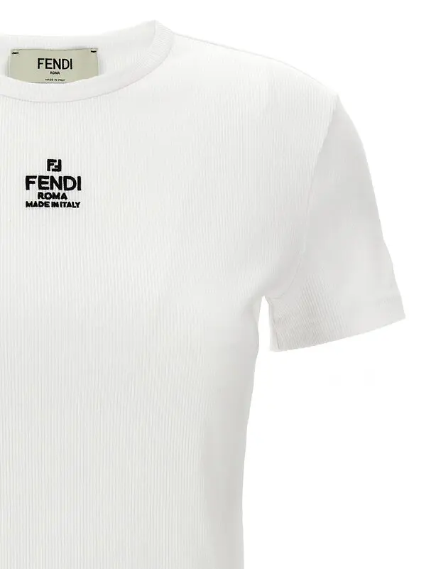 Fendi Cropped T Shirt