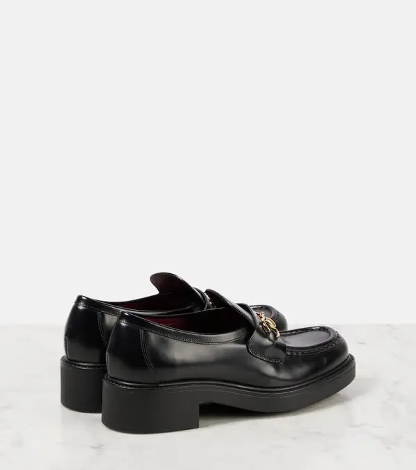 Gucci Horsebit Leather Loafers - Black