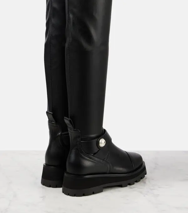 JIMMY CHOO Meena Over-the-knee Leather Boots