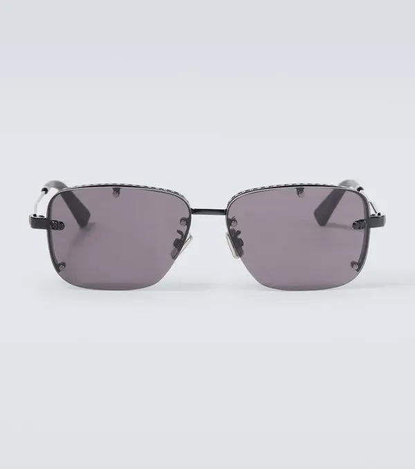 Dior Neodior S4u Rectangular Sunglasses - Black