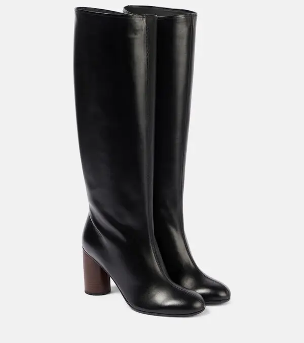 Co Leather Knee-high Boots - Black