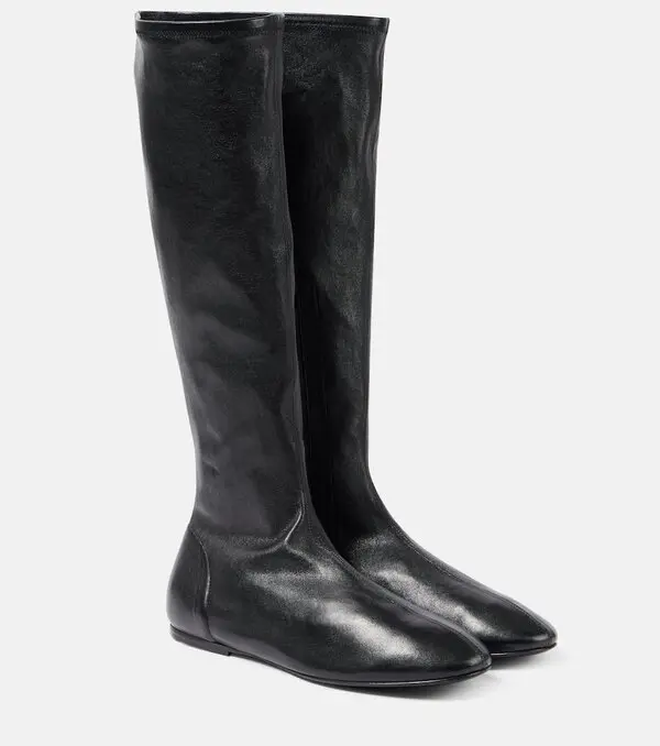 Co Leather Knee-high Boots - Black