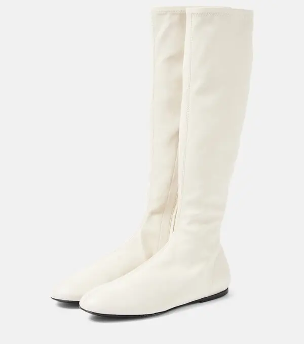 Co Leather Knee-high Boots - White