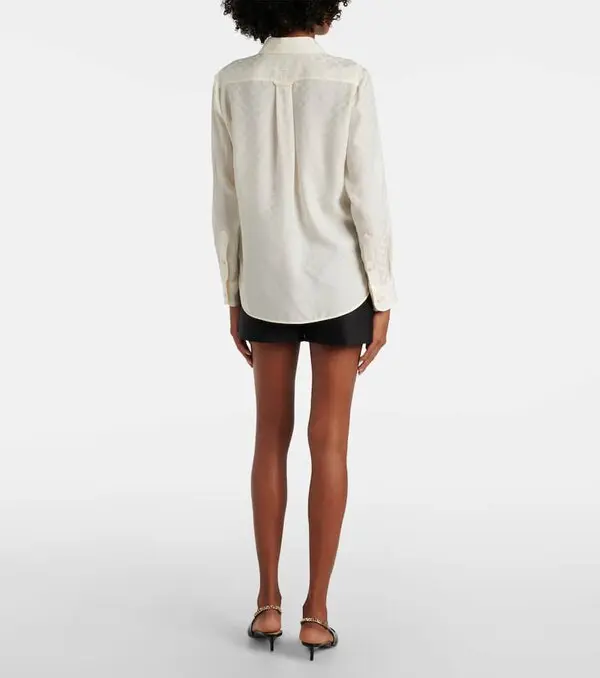 Gucci Gg Silk Crêpe Shirt
