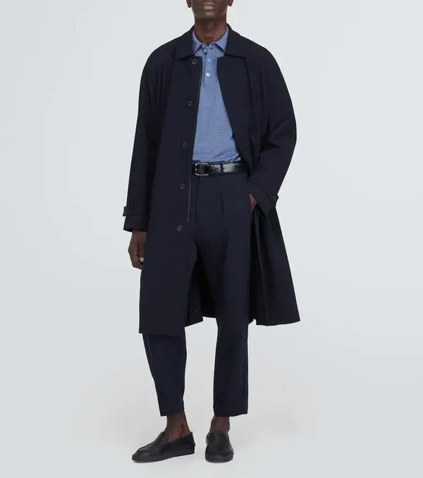Giorgio Armani Wool-blend Belted Coat